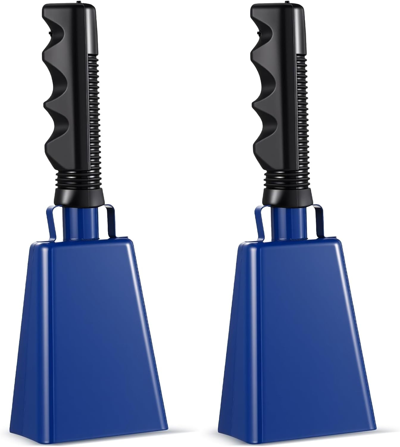 2 Pcs Cowbell 9 Inch with Handle Cheering Bells Noise Makers for Sporting Events Graduation ...