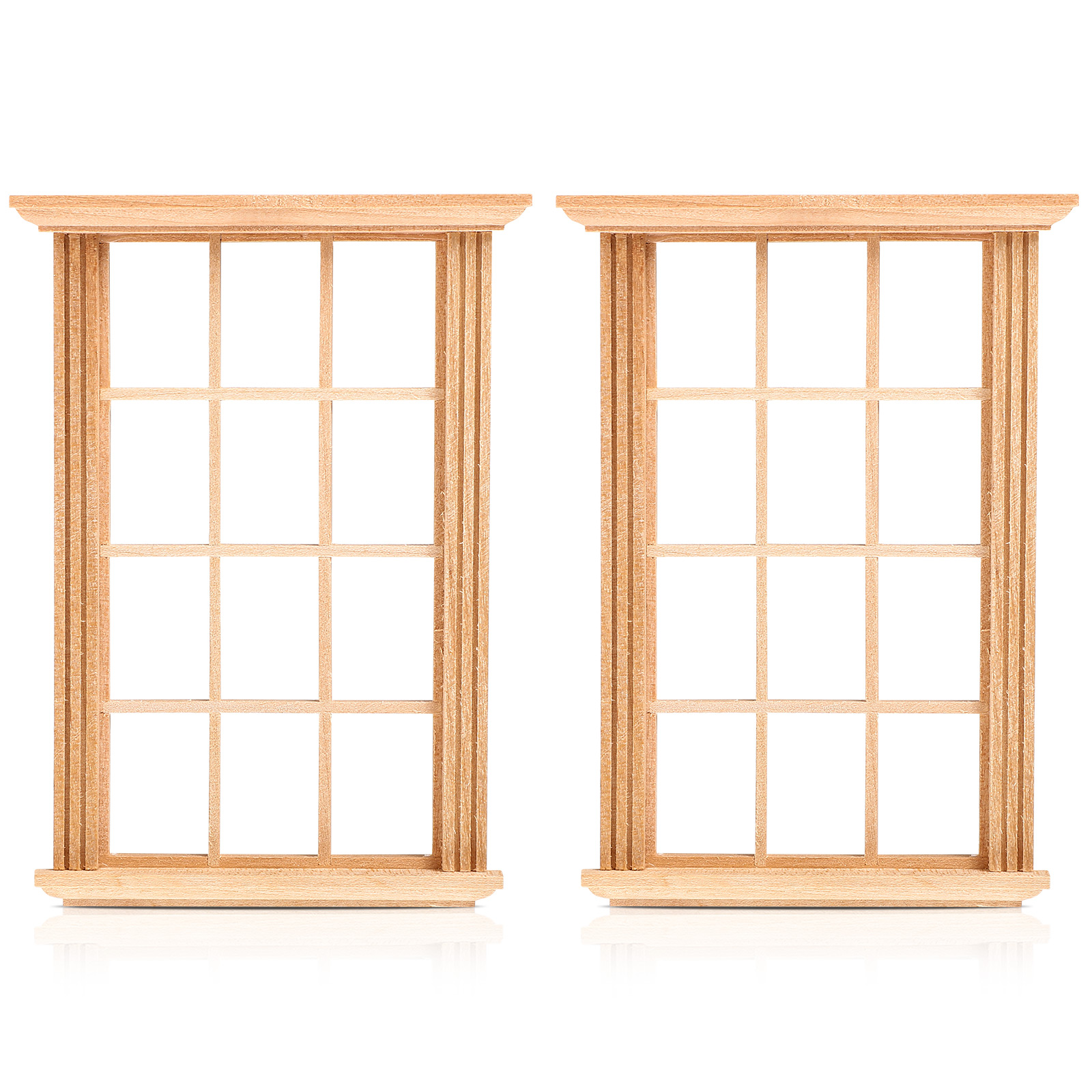 2 Pcs Crafts Furniture Kidcraft Playset Small Window Frame Craft Window ...