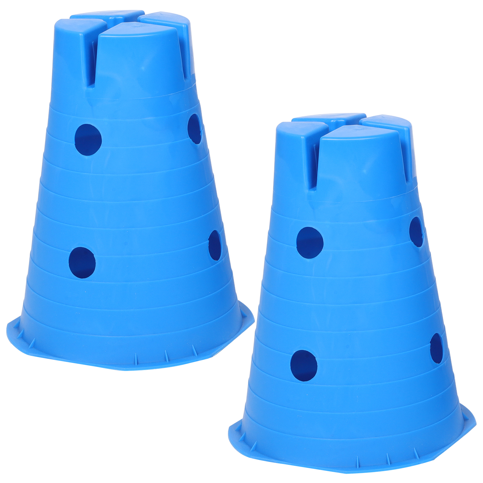 FONDOTIN Practice Cones Blue 2Pcs 12.2x9.6x9.6in - Walmart.com