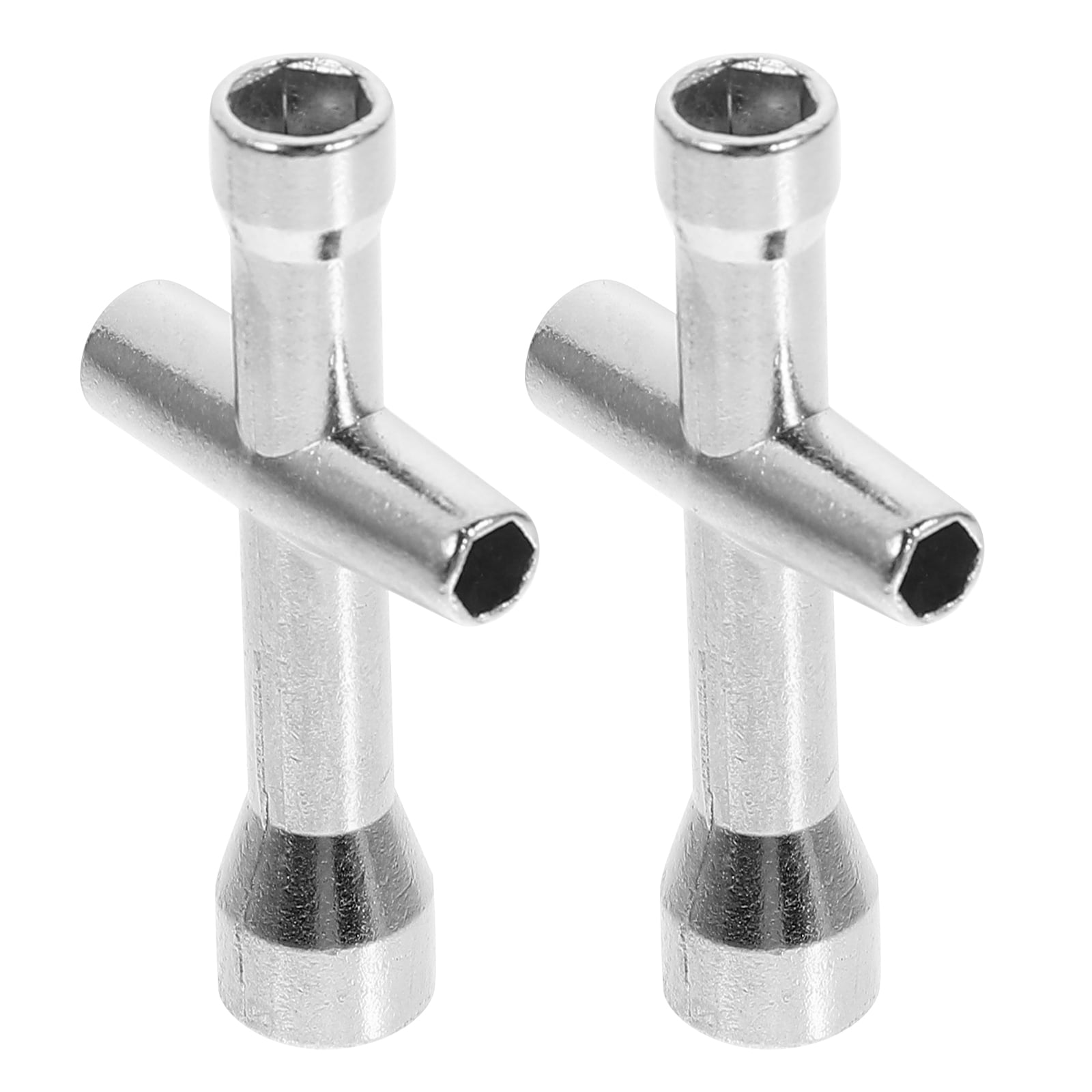 Stainless Steel Cross Wrench Sleeve for Screws Silver Color 2 Pieces ...