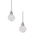 2 Pcs Crystal Ceiling Fan Pull Chain, Decorative String Pulls Pendant ...