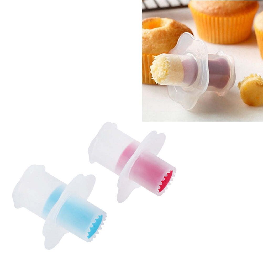 2 Pcs Cupcakes Filler Hole Divider Pastry Corer Cutter Plunger ...