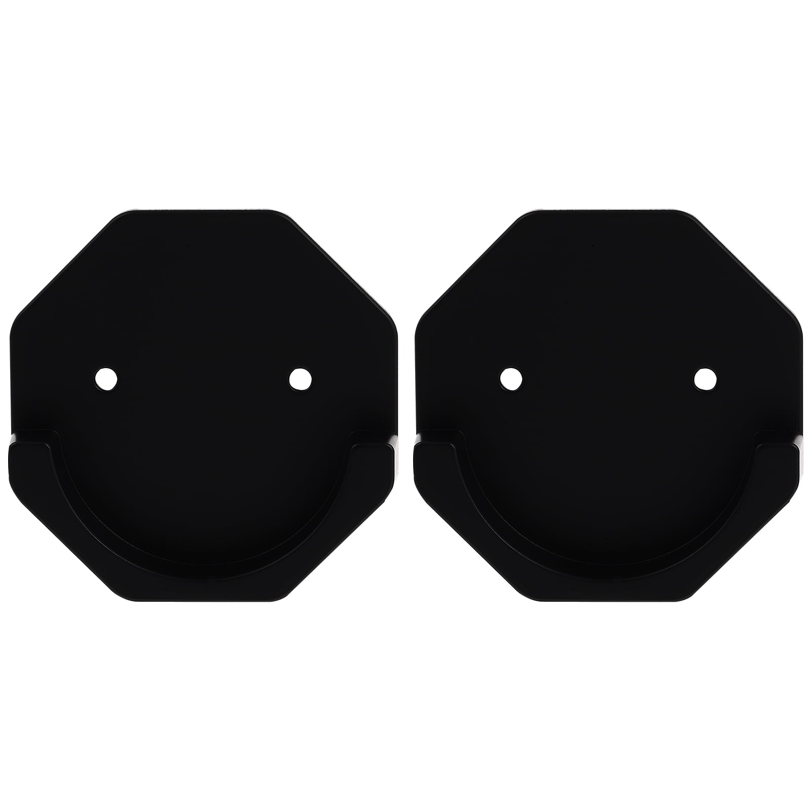 2 Pcs Curtain Rack Brackets for Rods Adhesive Retainer - Walmart.com