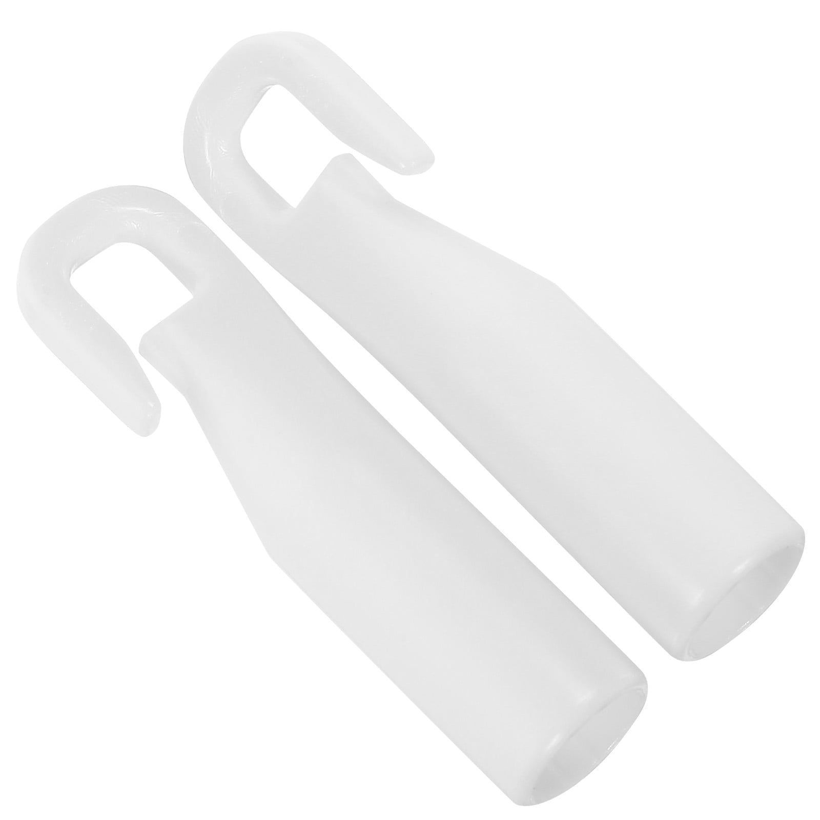 2 Pcs Curtain Rod Hook Clothes Rack Blind Hanger Parts Hooks for Rods ...