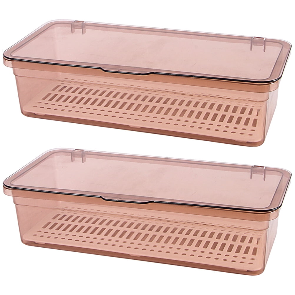2 Pcs Cutlery Storage Box Tableware Tray Chopstick Container Plastic ...