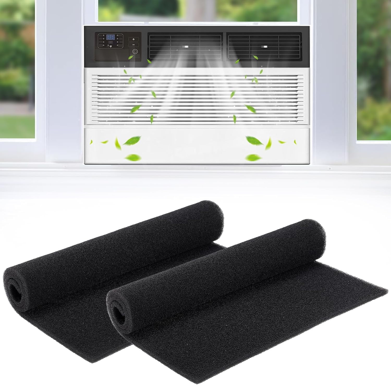 2 Pcs Cuttable Air Purifier Vent Filters - 24" x 15" Cut to Fit ...