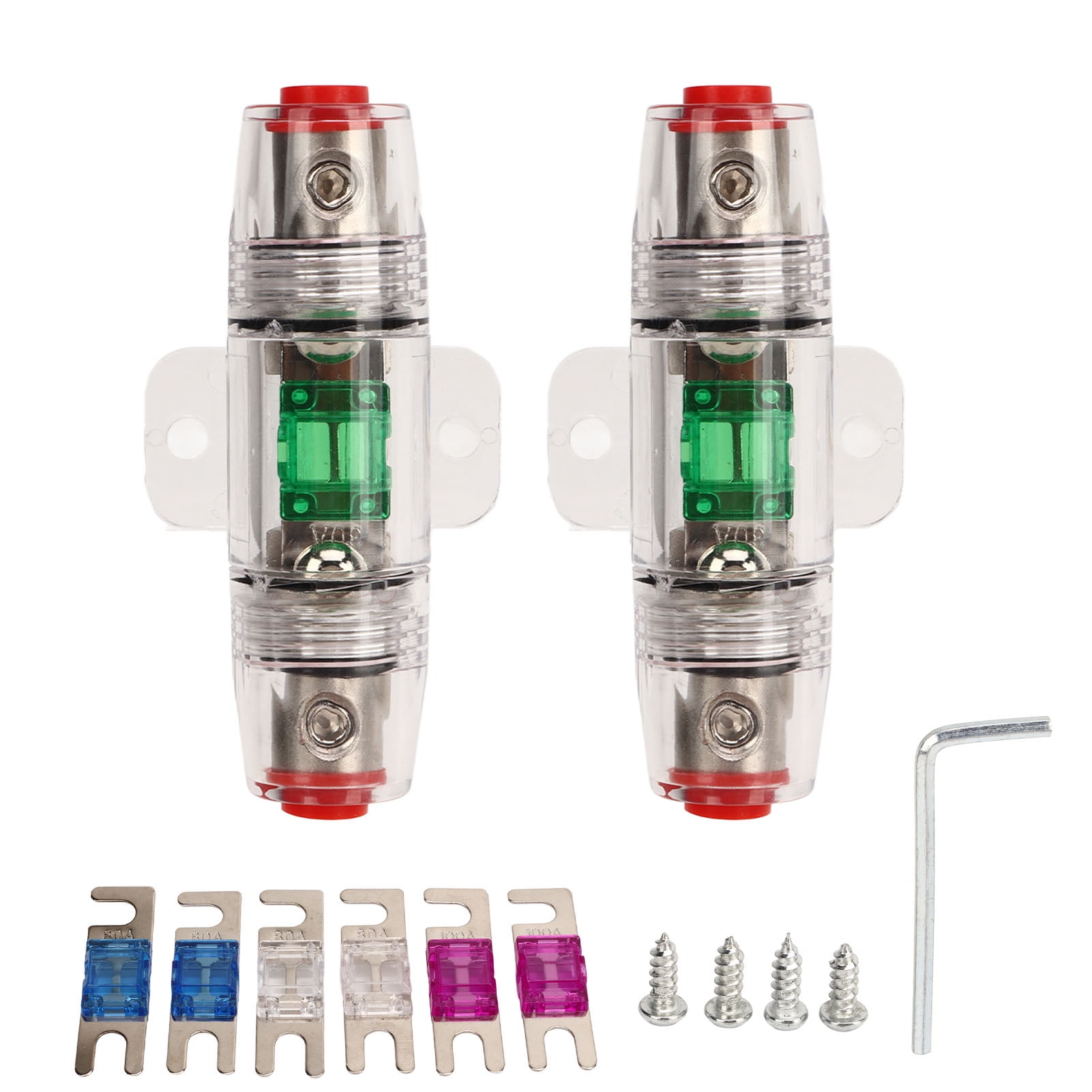 2 Pcs DC12‑36V In Line ANL Fuse Holder IP67 Waterproof Car Audio ...