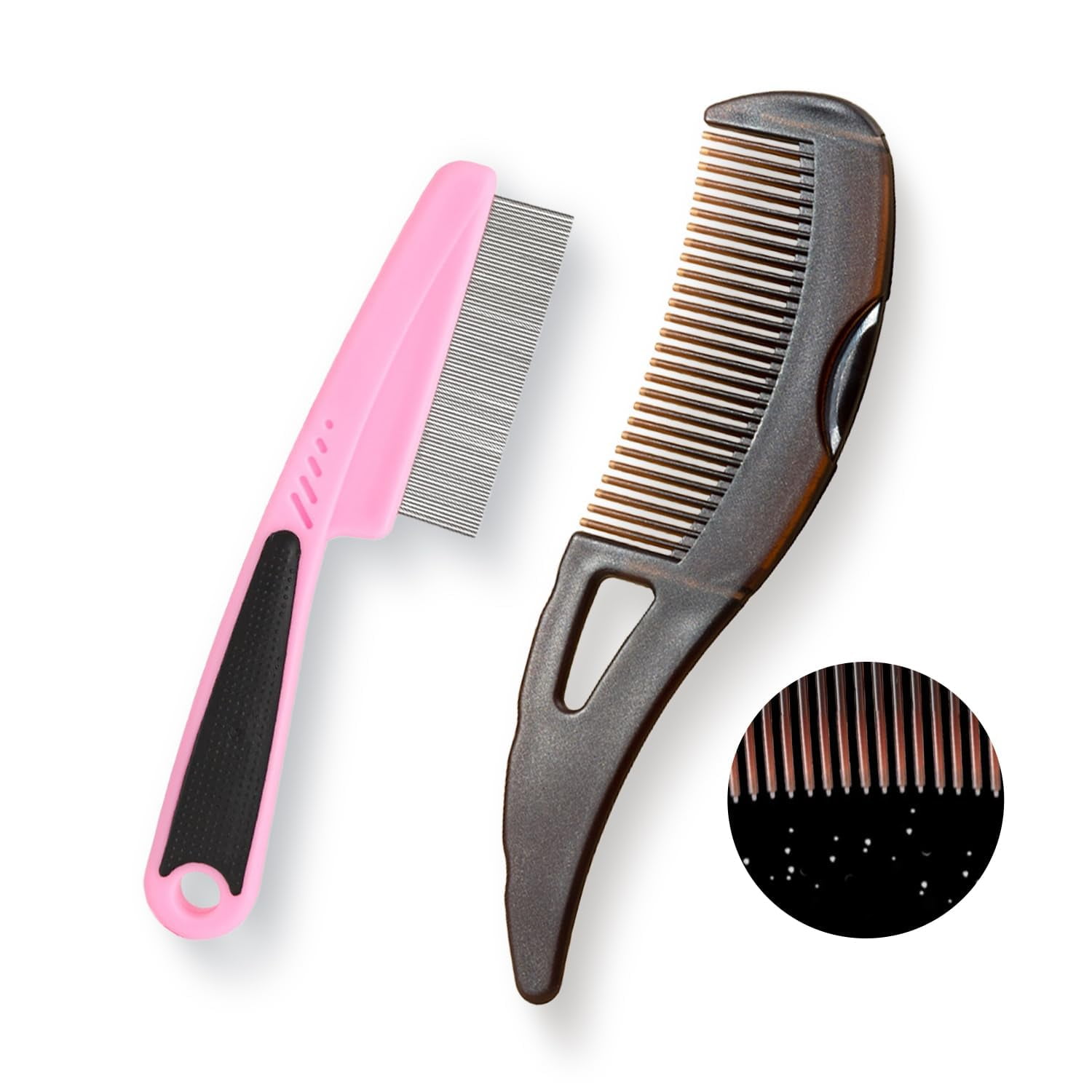 2 Pcs Dandruff Comb Scalp Sweep Detoxing Comb Energy Massage Comb ...