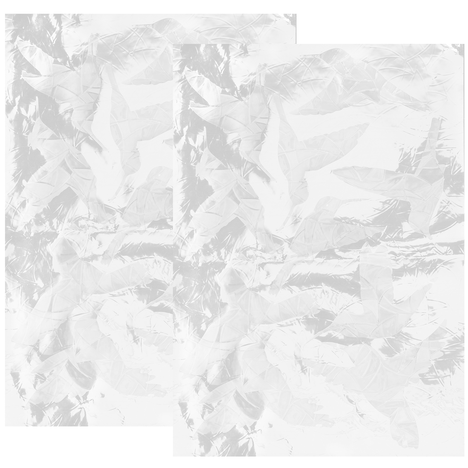 2 Pcs Decor Wall Stickers PVC Window Clings Static Window Decals Static ...