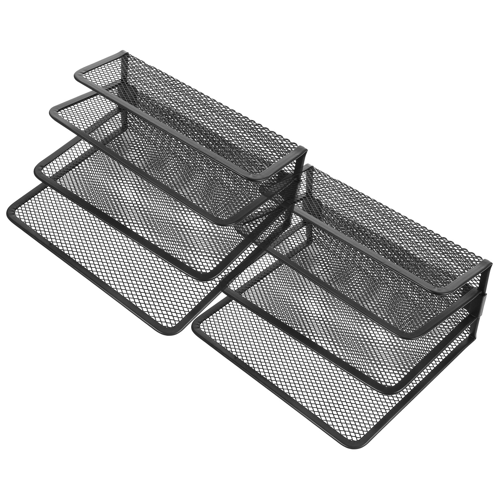 2 Pcs Information Rack Letter Iron Mesh Folders Book Holders Shelves ...