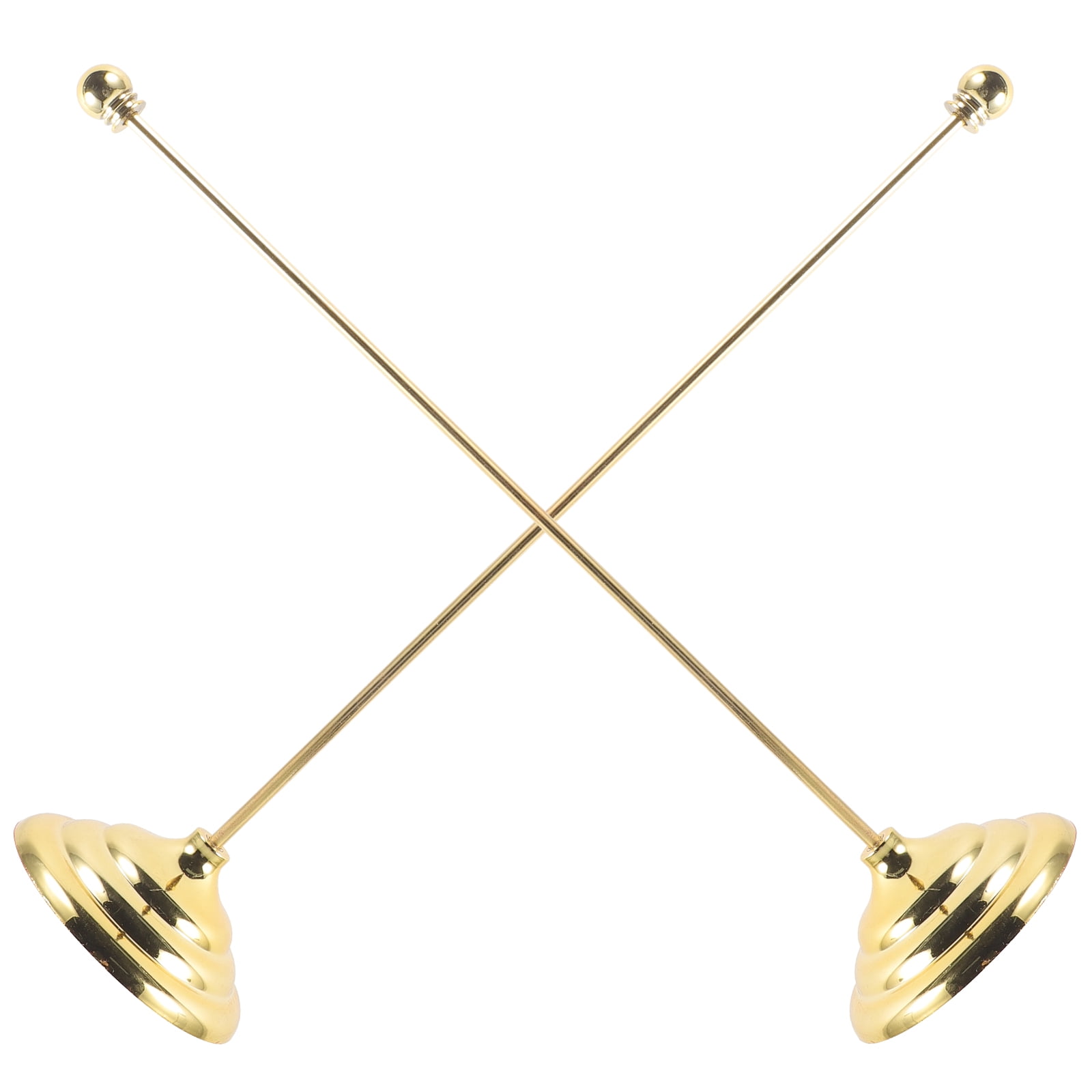 2 Pcs Desk Flag Stand Stainless Steel Telescopic Flagpole 2pcs Holder ...