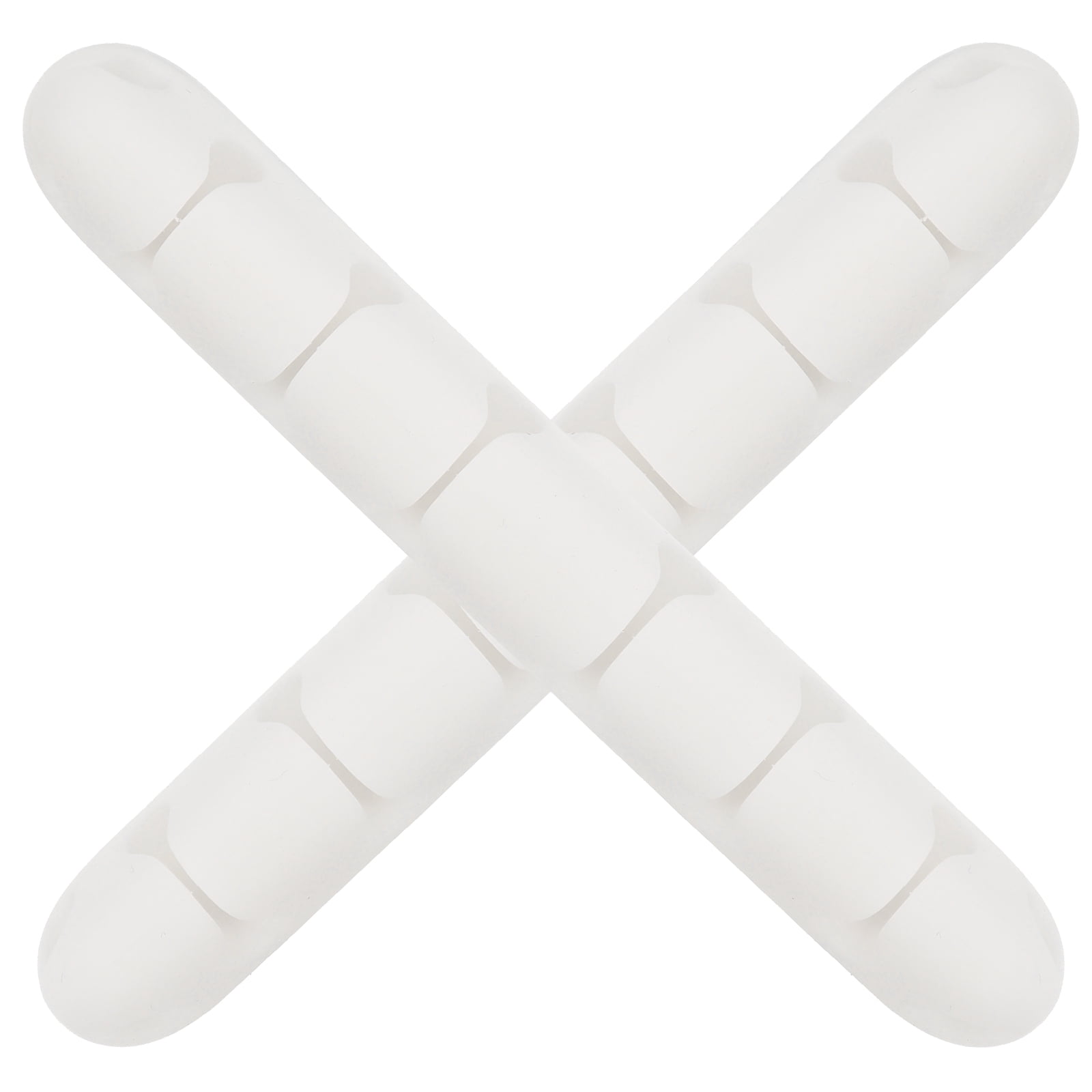 2 Pcs Desktop Cable Organizer Binder Cable Holder Office Desk Silicone ...