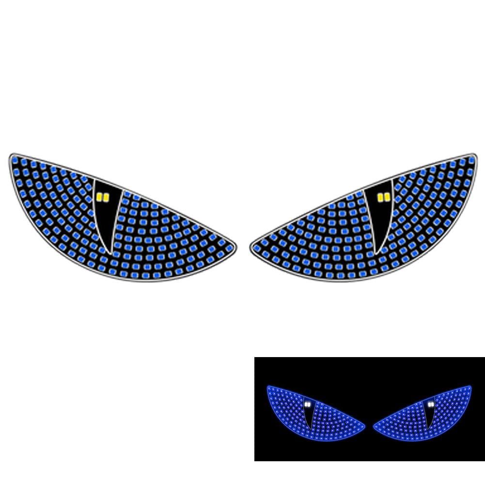 2 Pcs Devil Eyes Light for Cars, Windshield Rear Window Demon Eye Sign ...