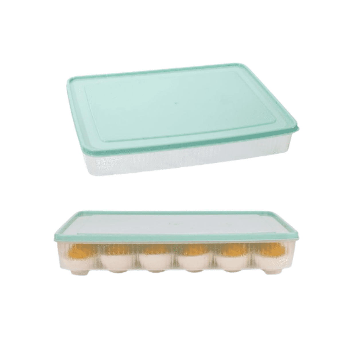 2 Pcs Deviled Egg Containers with Lid, 24 Eggs Plastic Deviled Egg ...