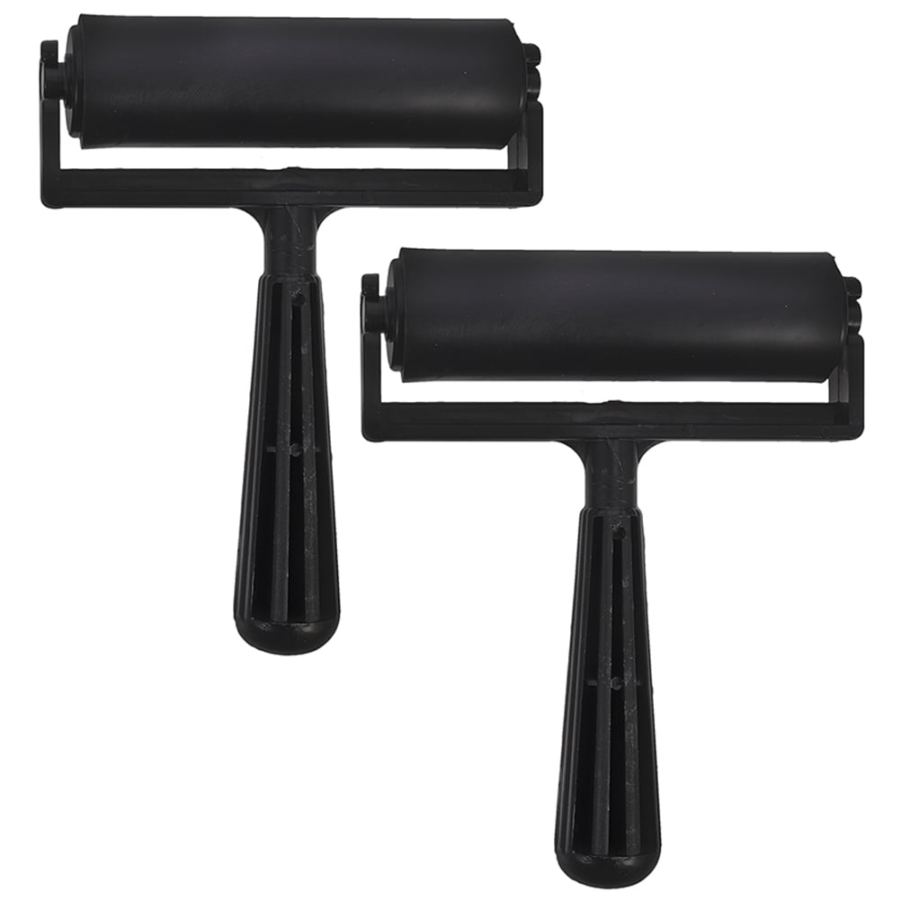 2 Pcs Diamond Drawing Rollers Rolling Wheel Art Light Ruler Kits Black ...