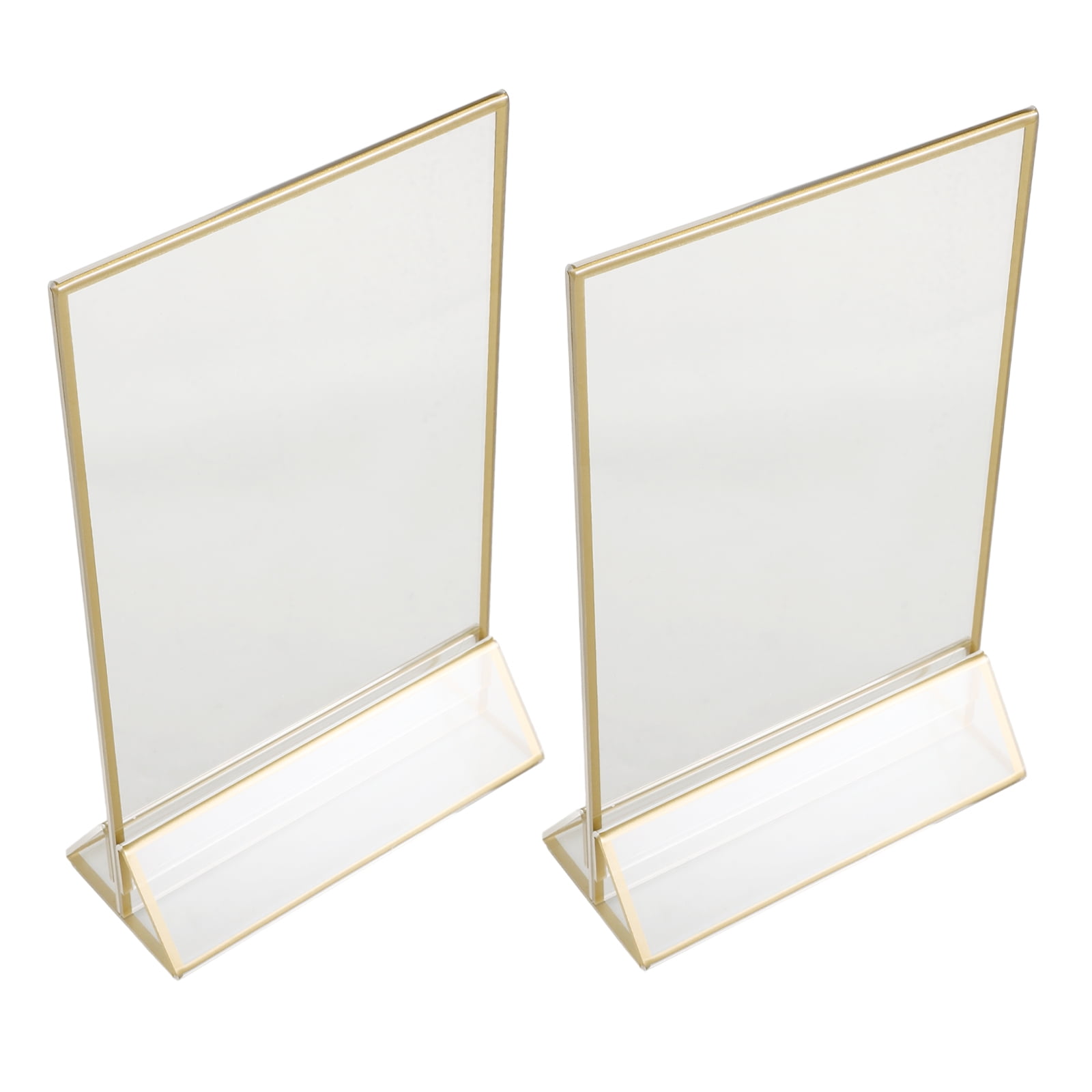 2 Pcs Display Board Table Sign Stand Table Top Sign Holder Vertical ...