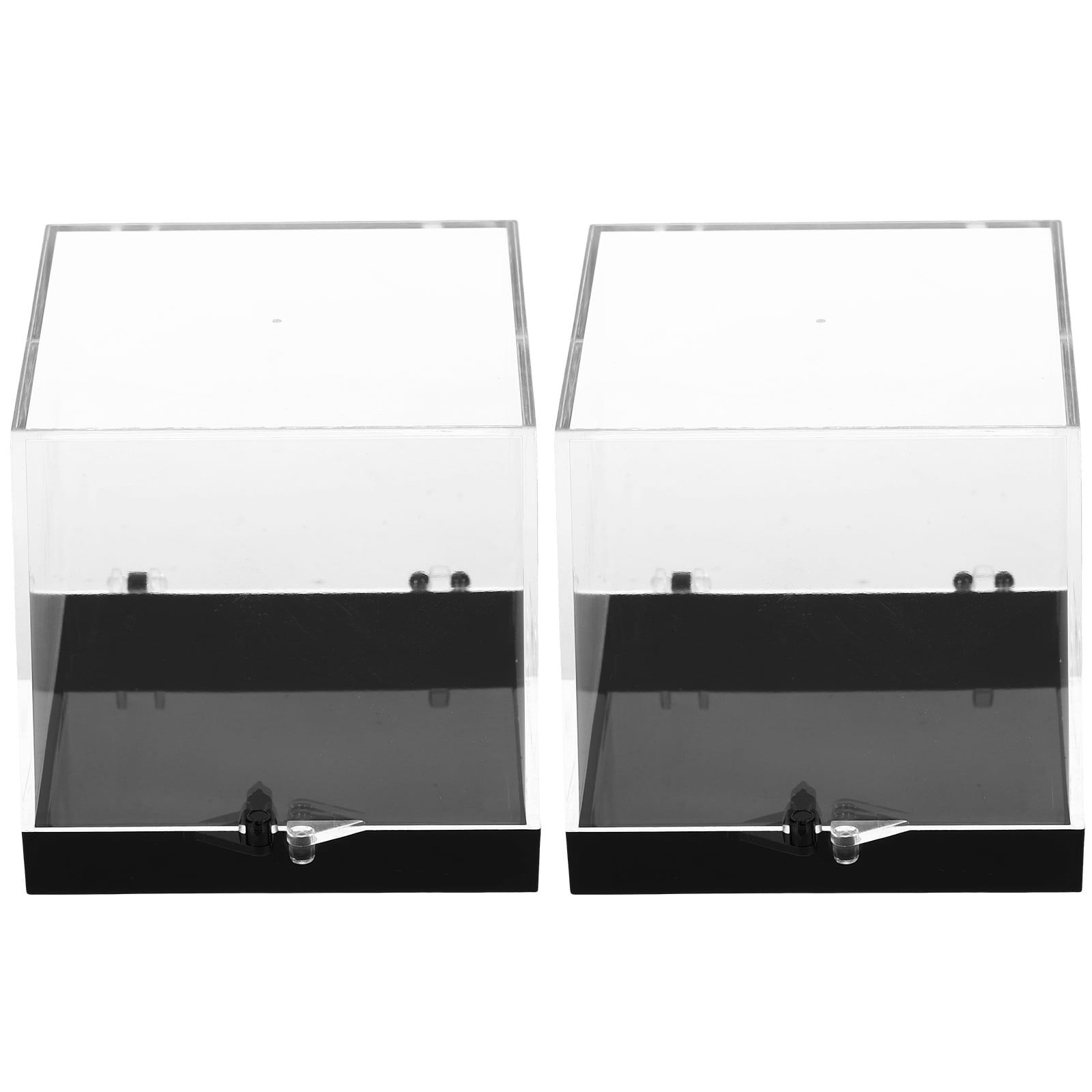 2 Pcs Display Cabinet Home Decor Specimen Case Sample Display Boxes ...