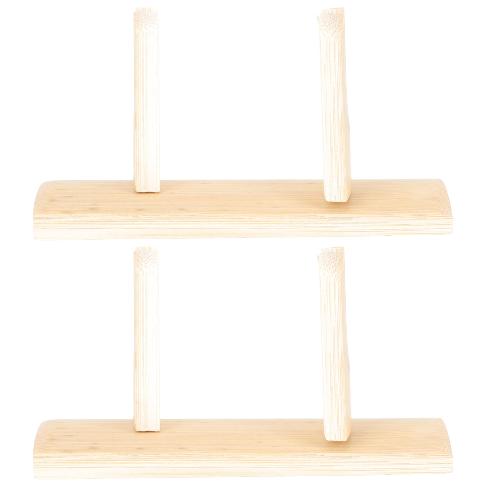 2 Pcs Display Shelf Decor Fan Display Holder Fan Wooden Bracket Fan ...