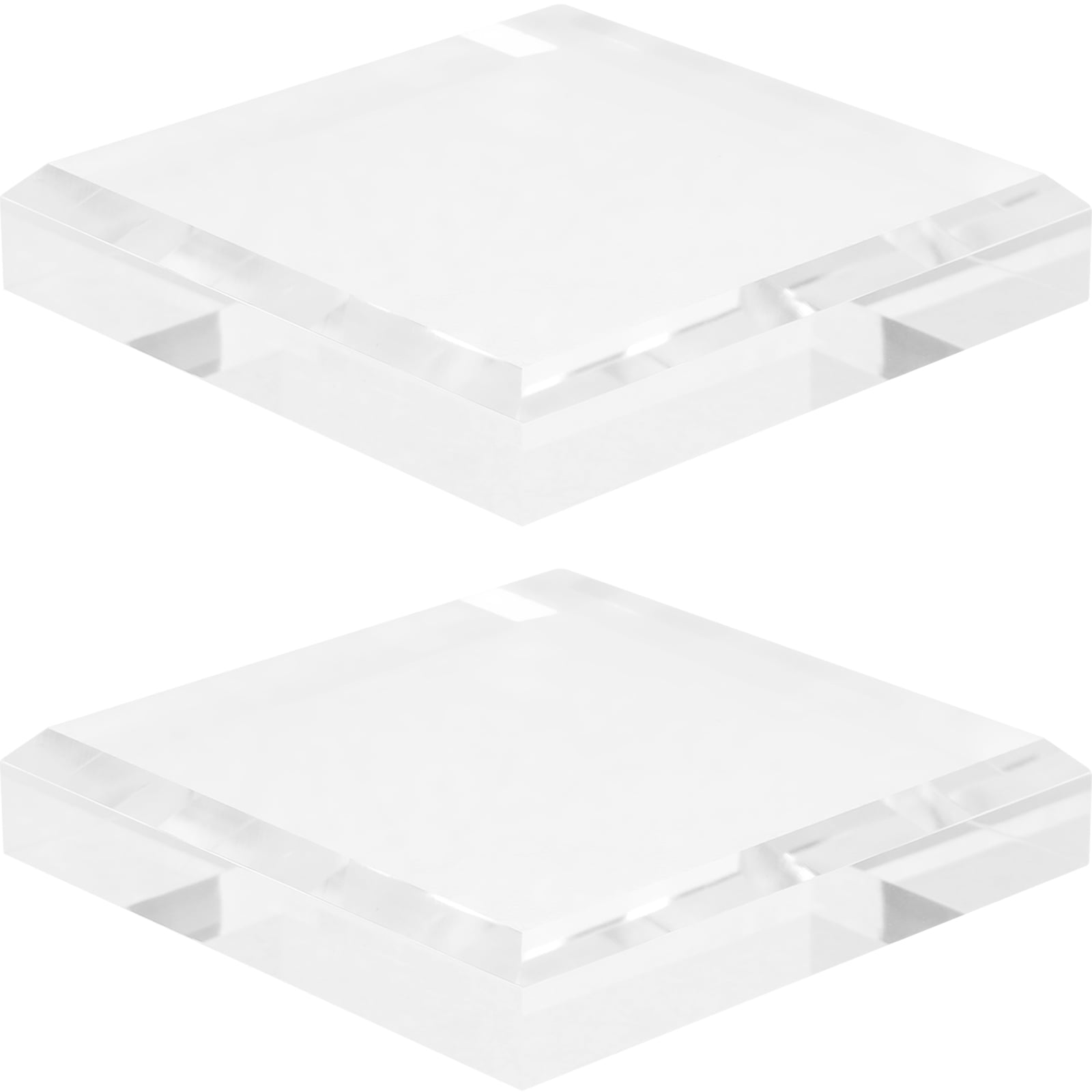 STRANDCHIC Acrylic Jewelry Display Stand White Cosmetics Storage for ...