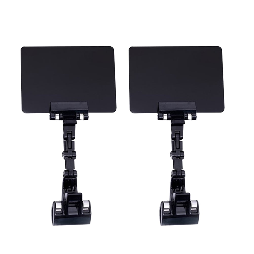 2 Pcs Display Stand Label Shelves Tag Merchandise Sign Black - Walmart.com