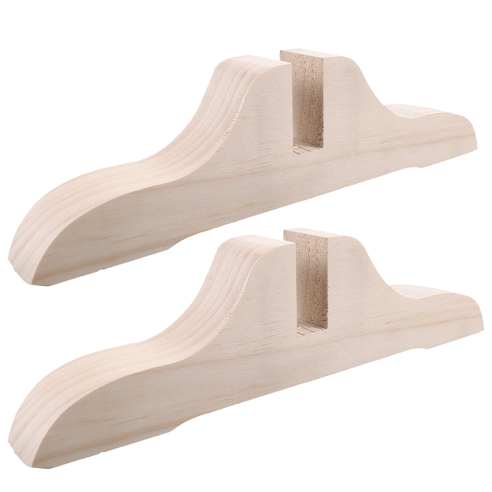 2 Pcs Divider Stand Homesm Mount Screen Feet Partition Base Wooden Room ...