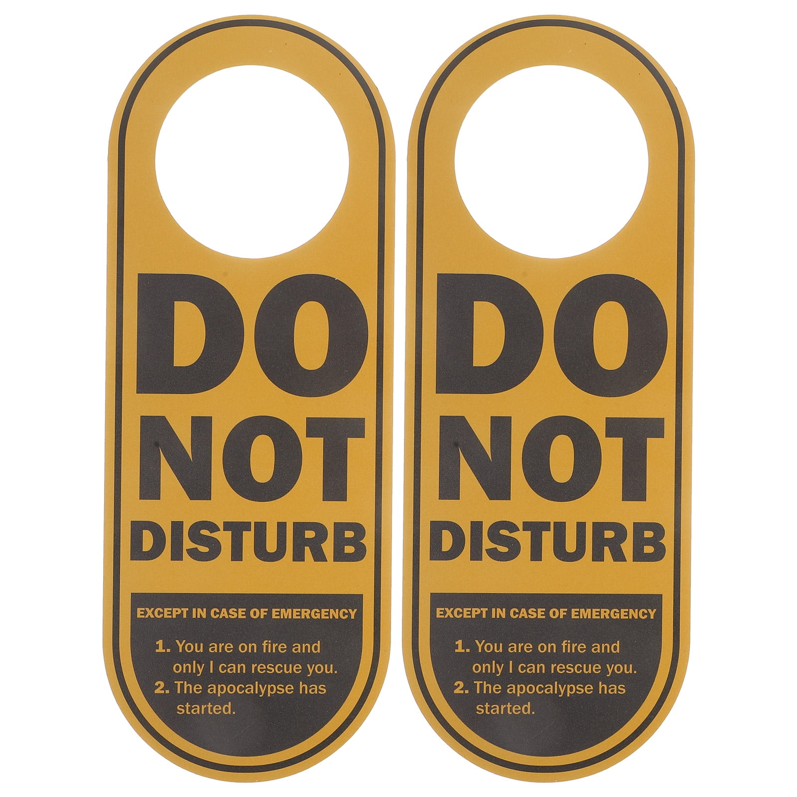 2 Pcs Do Not Disturb Sign Clothes Hangers Coat Office Pvc - Walmart.com
