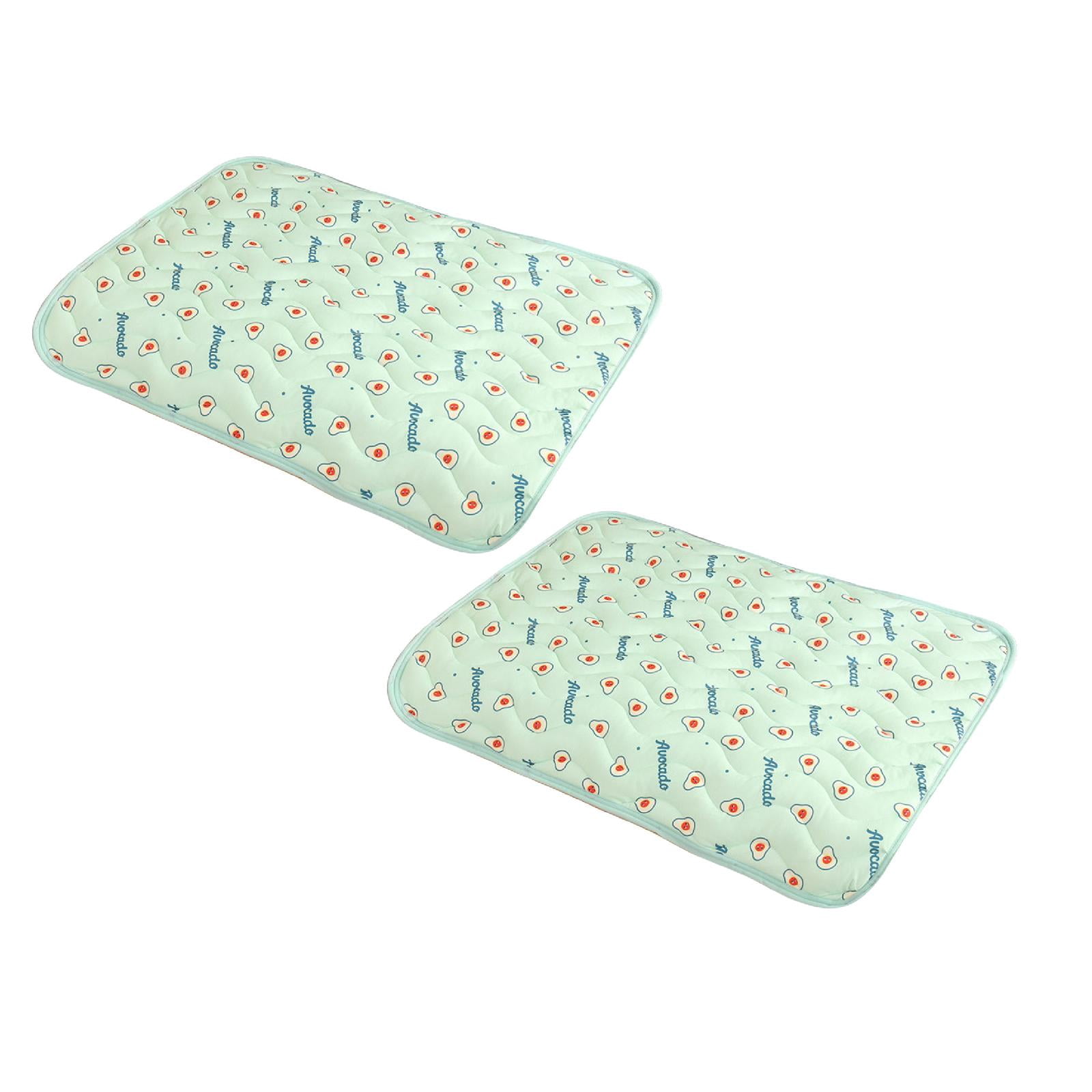 2 Pcs Dog Cooling Mat Summer Self-Cooling Pad for Small Medium Large ...