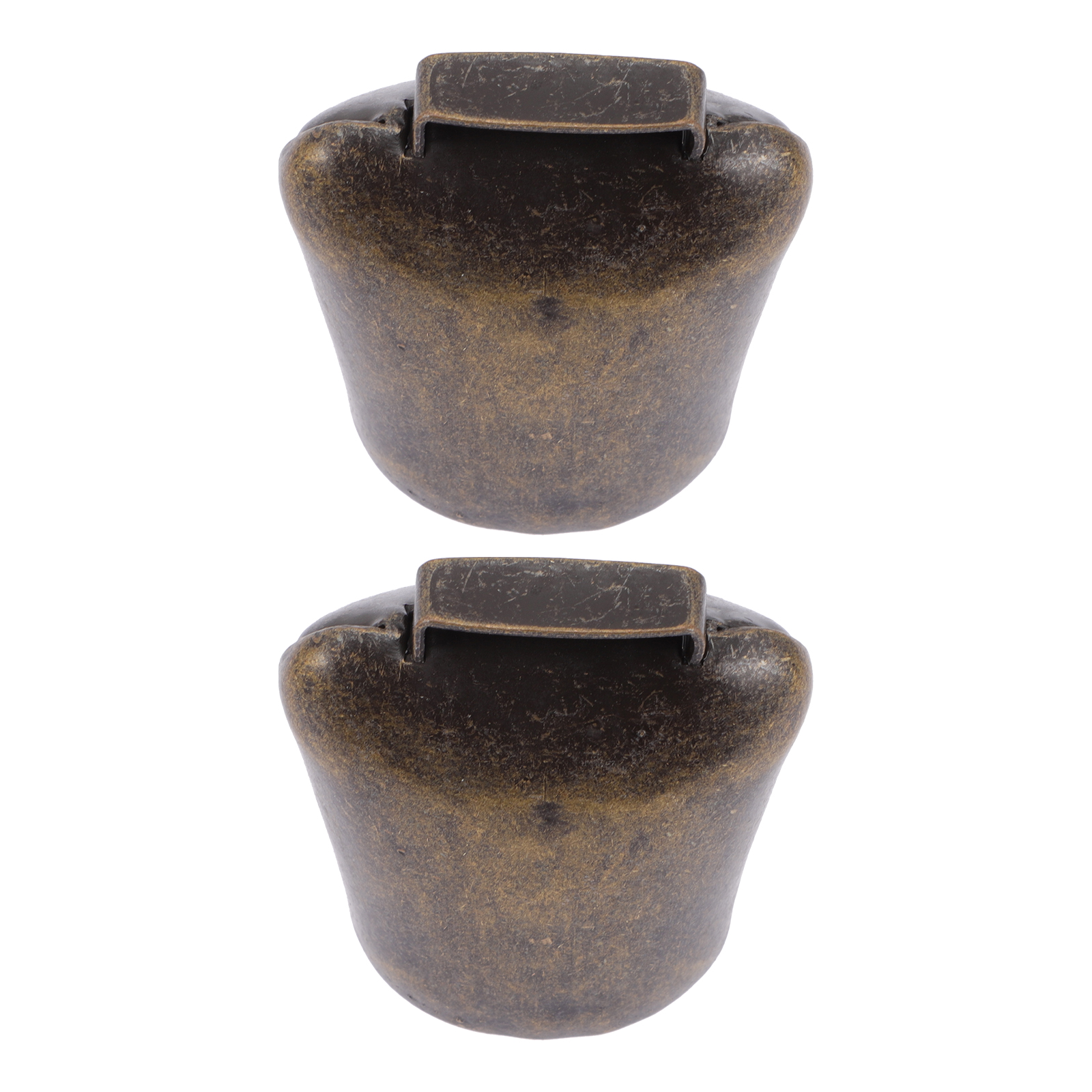2 Pcs Dog Cow Bell Animal Bells Stunning Bells 5x4.3cm Golden - Walmart.com