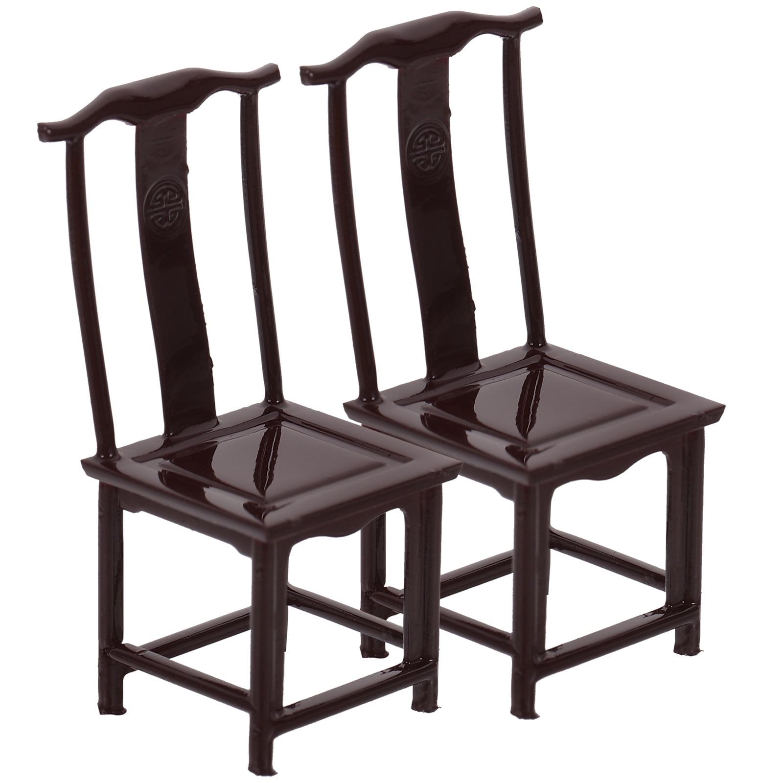 Miniature Vintage Chairs for Dollhouse Decoration Made of ABS Material ...