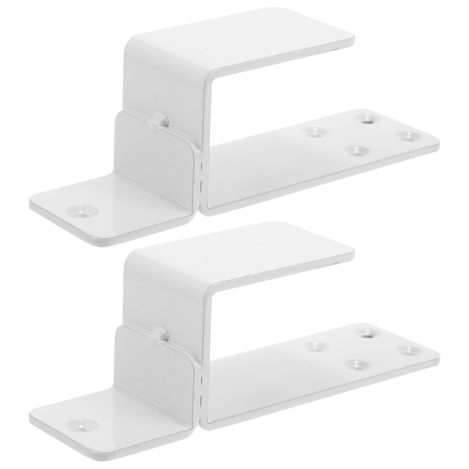 2 Pcs Door Barricade Bracket Barn Through Hook Hardware Drop Open ...