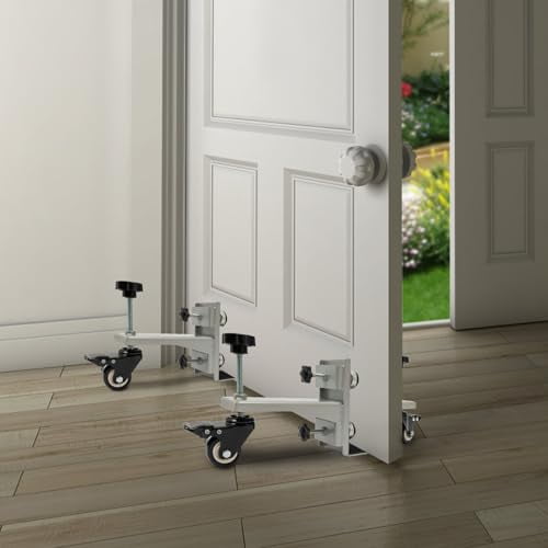 2 Pcs Door Installation Tool Kit Heavy-Duty Door Dolly&Door Lifter ...