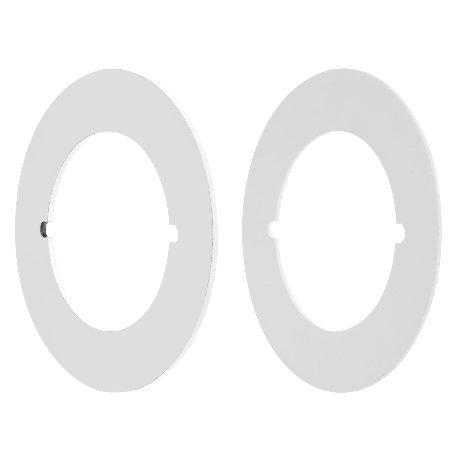 2 Pcs Door Knob Plates Round Version Stainless Steel Door Reinforcement ...