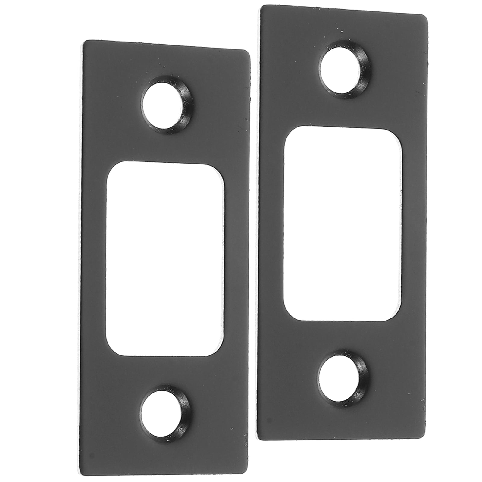 2 Pcs Door Locks for Front Reinforcement Kit Strike Plate Cover Hole ...