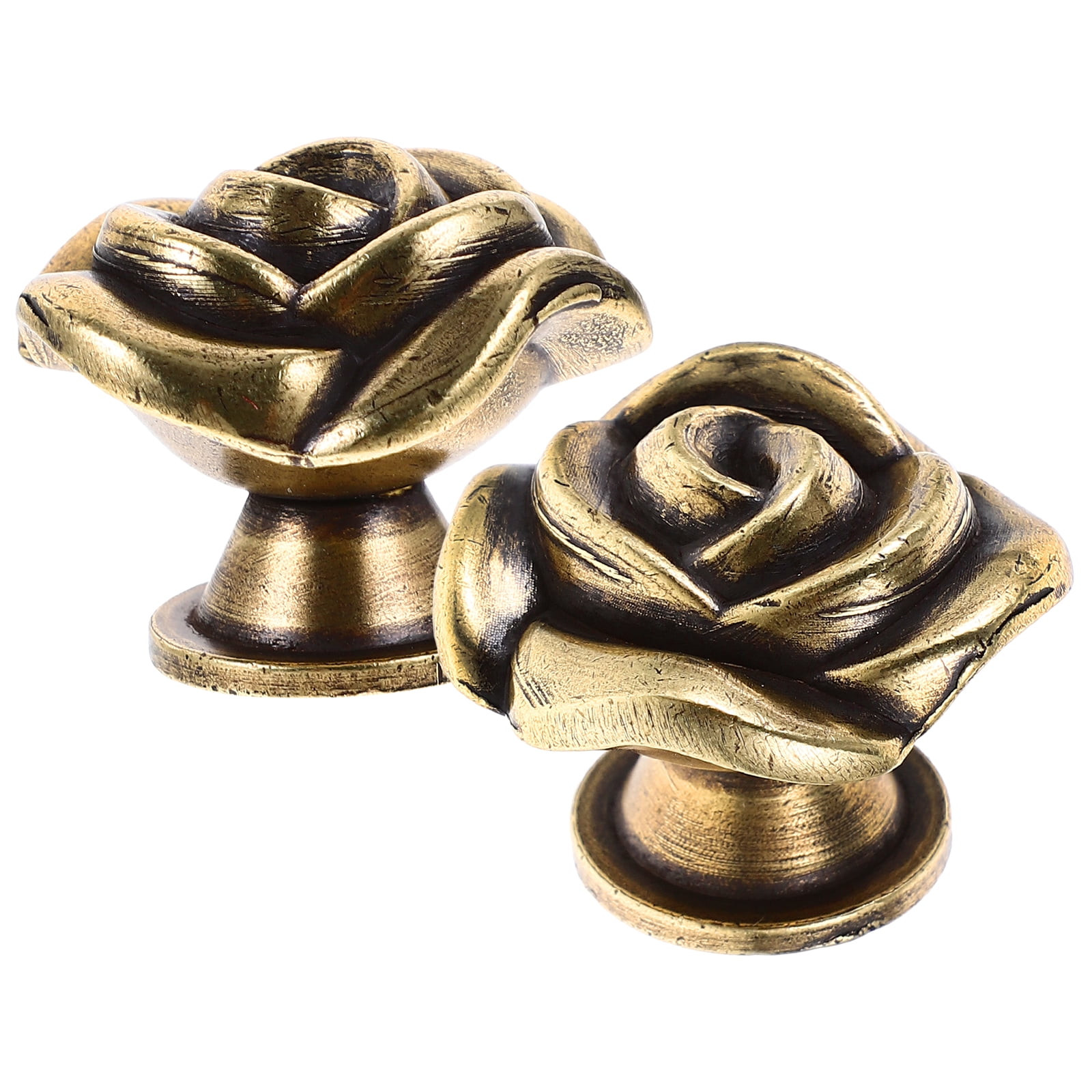 2 Pcs Door Rose Handle/cabinet Drawer/wardrobe Handle/retro Handle ...