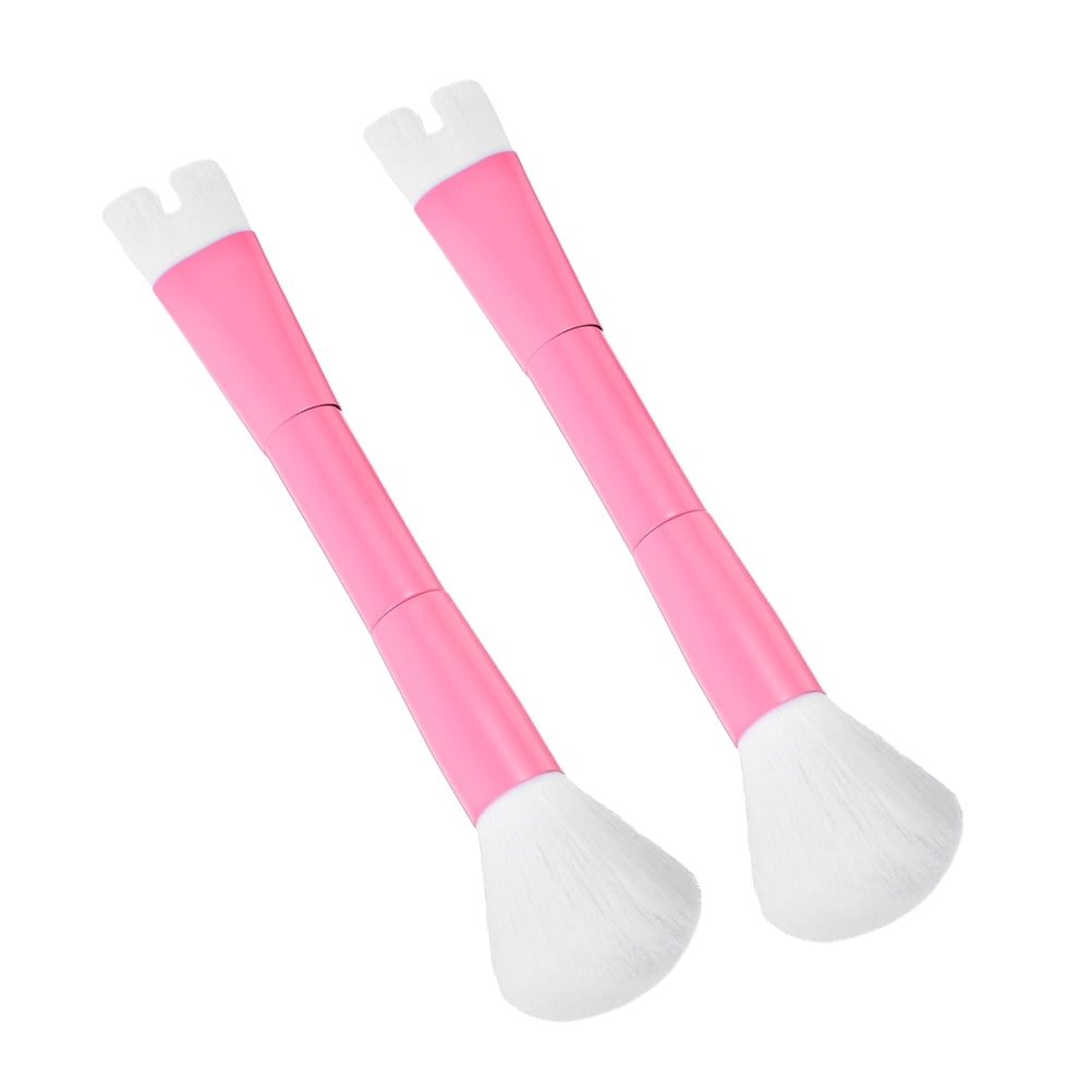 2 Pcs Double Ended Nose Shadow Powder Brush Blush Brush Nose Brush ...