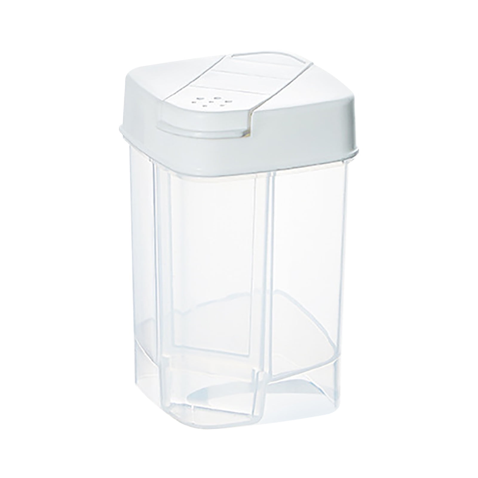 2 Pcs Double-Opened Transparent Seasoning Jar - Food-Grade Sealed Spice ...