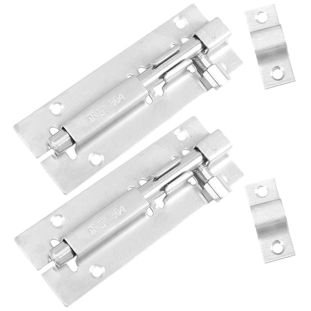 ifundom Inside Door Latch 304 Stainless Steel 2Pcs for Home Security ...