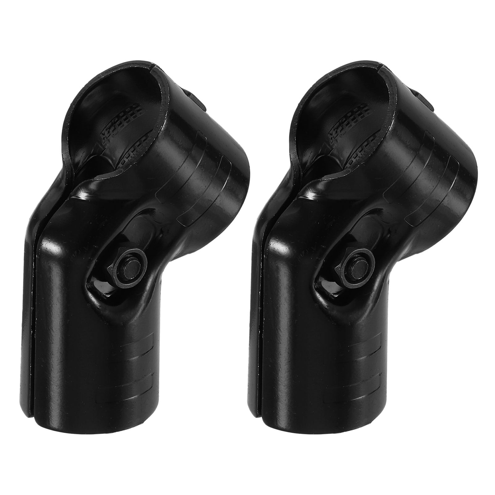 2 Pcs Double Port Parallel Pipe Clamps, 1-1/8" Saddle Hollow Metal ...