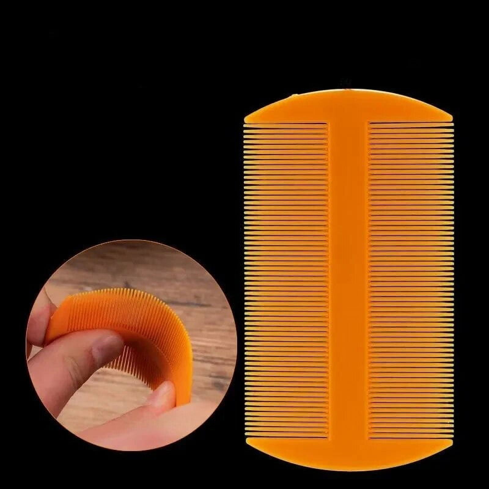 2 Pcs Double Side Comb Sided Head Lice Comb Protable Fine Tooth Head ...