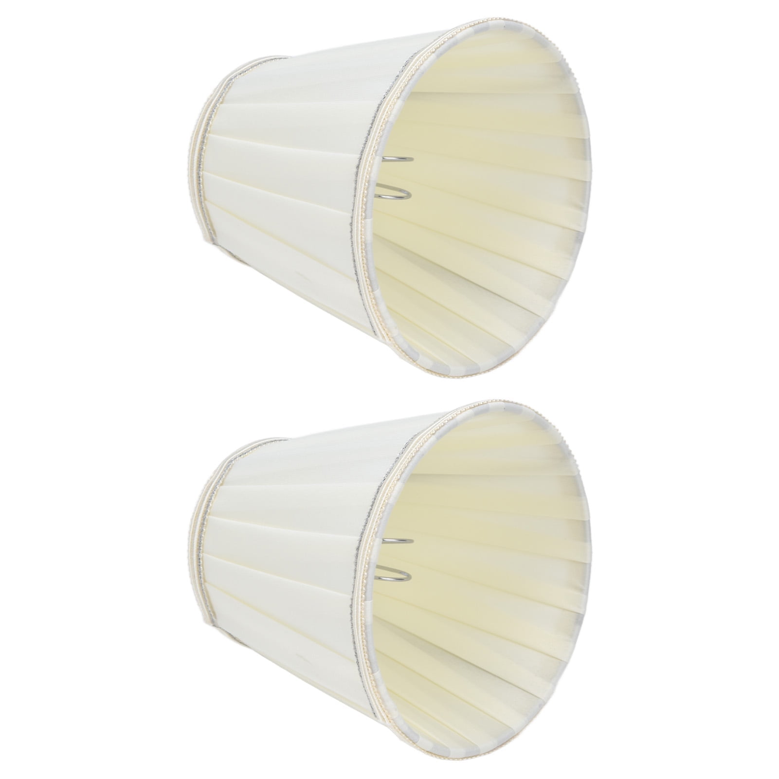 2 Pcs Double Small Lamp Shade Clip On Bulb Comfortable Material Barrel ...