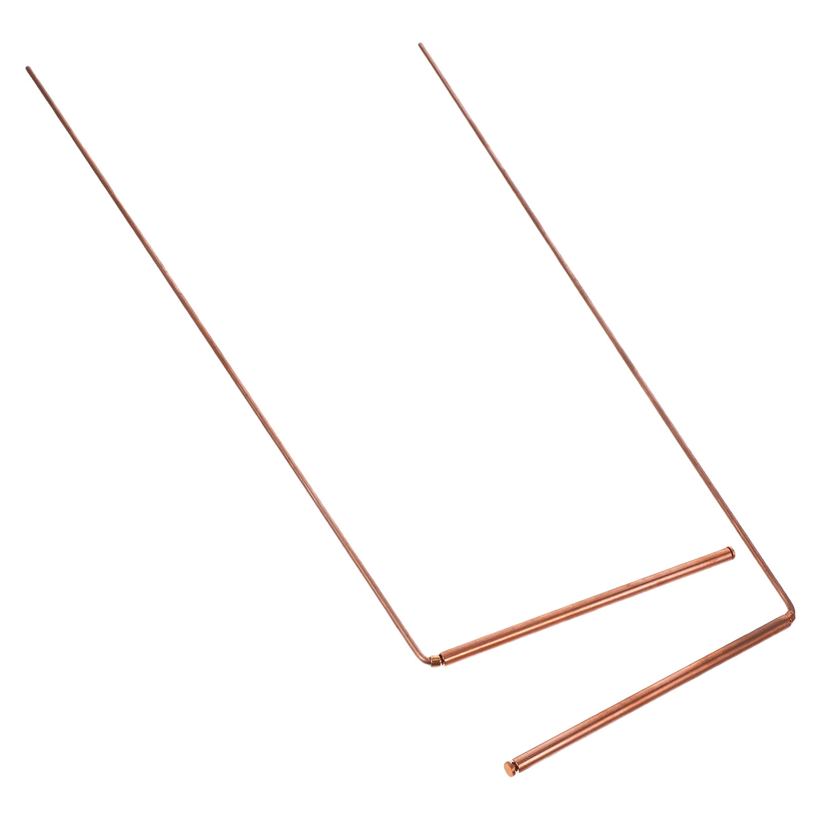 2 Pcs Dowsing Tool Water Rods Pendulum Board Divining for Rose Gold ...
