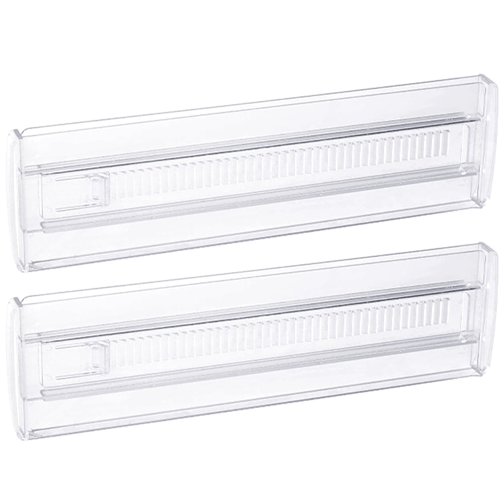 2 Pcs Drawer Organizer Divider Plastic Drawers Bedroom Double Layer ...