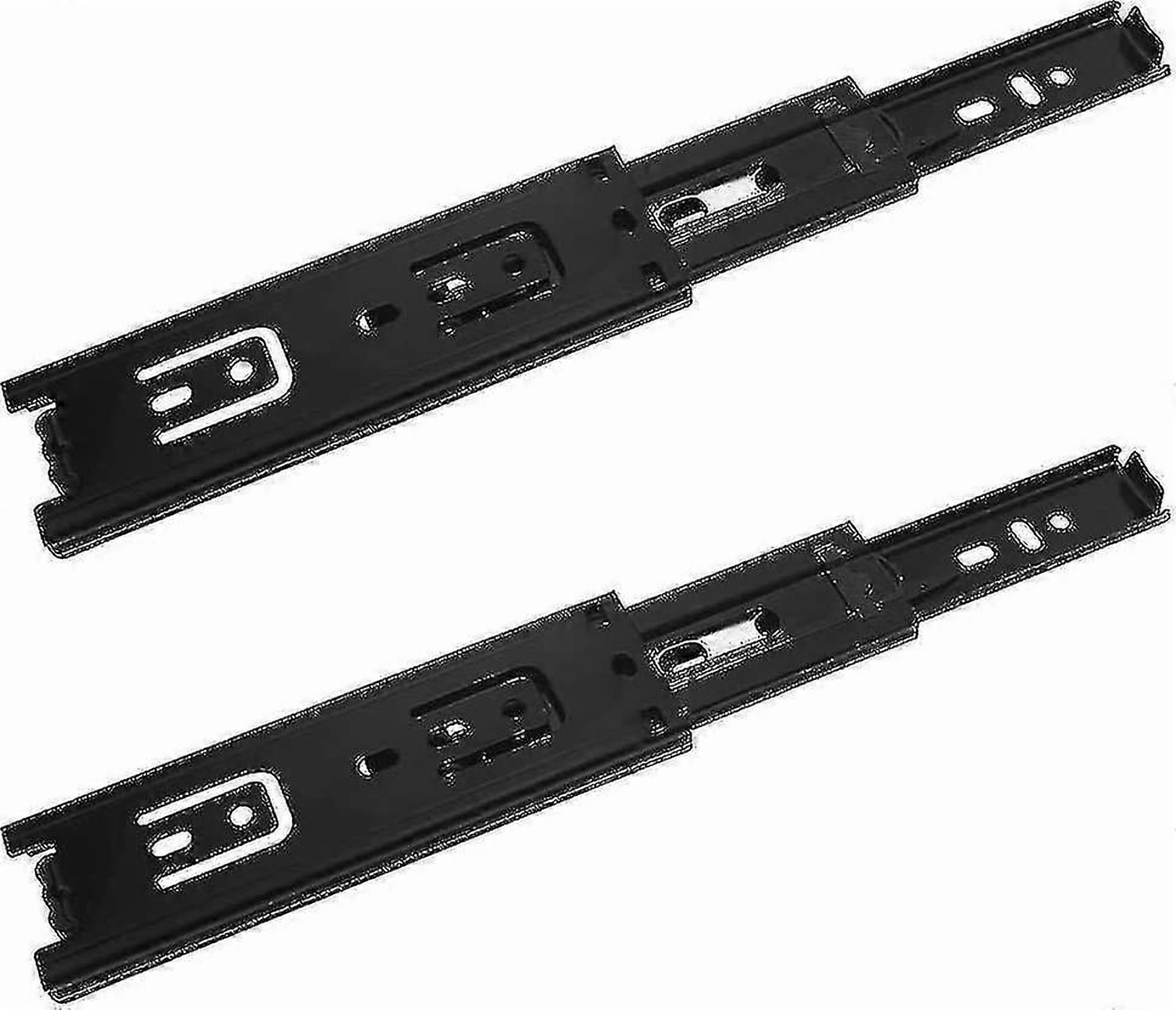 2 Pcs Drawer Slides, 150mm Drawer Slides, 3 Fold Telescopic Slide, Full ...