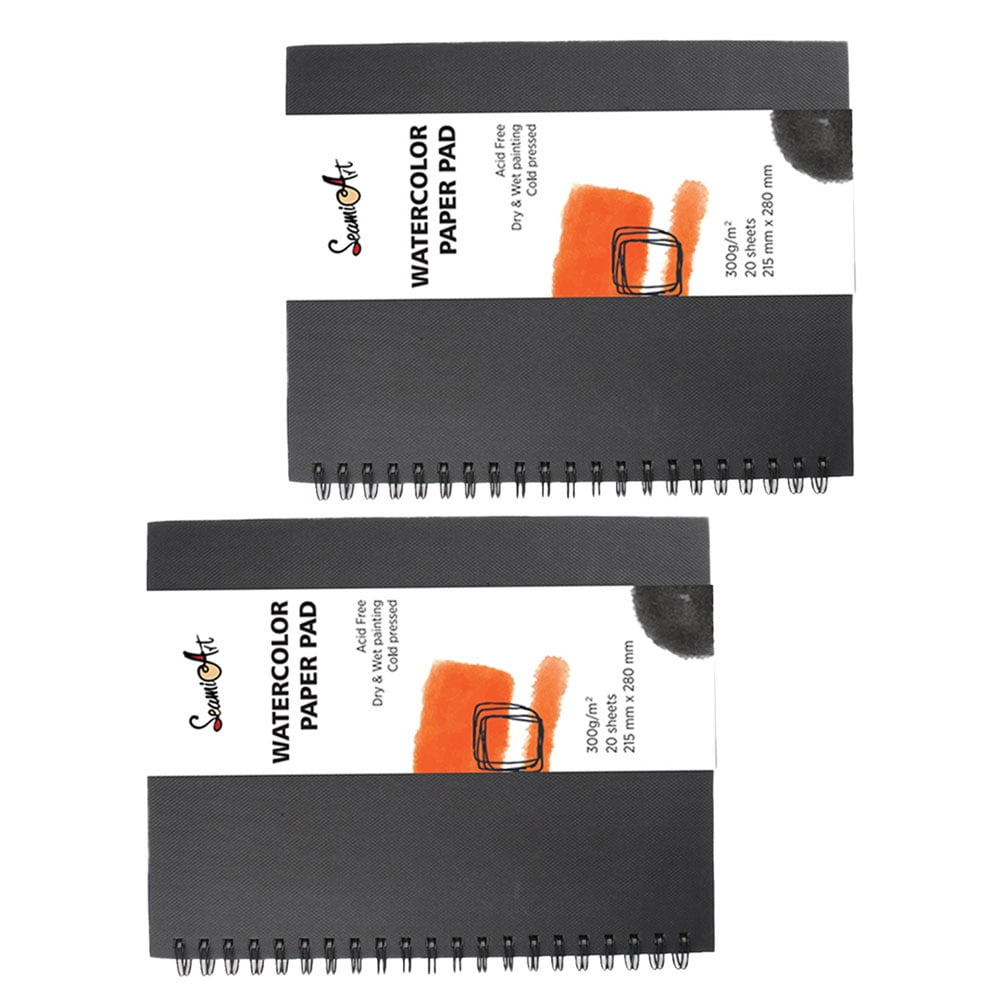 2 Pcs Drawing Book Removable Pages Sketchbook Dry Media - Walmart.com