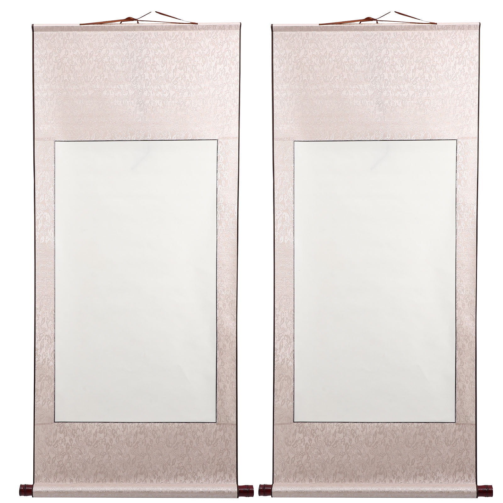 2 Pcs Drawing Paper Shredder Blank Painting Scroll Calligraphy ...