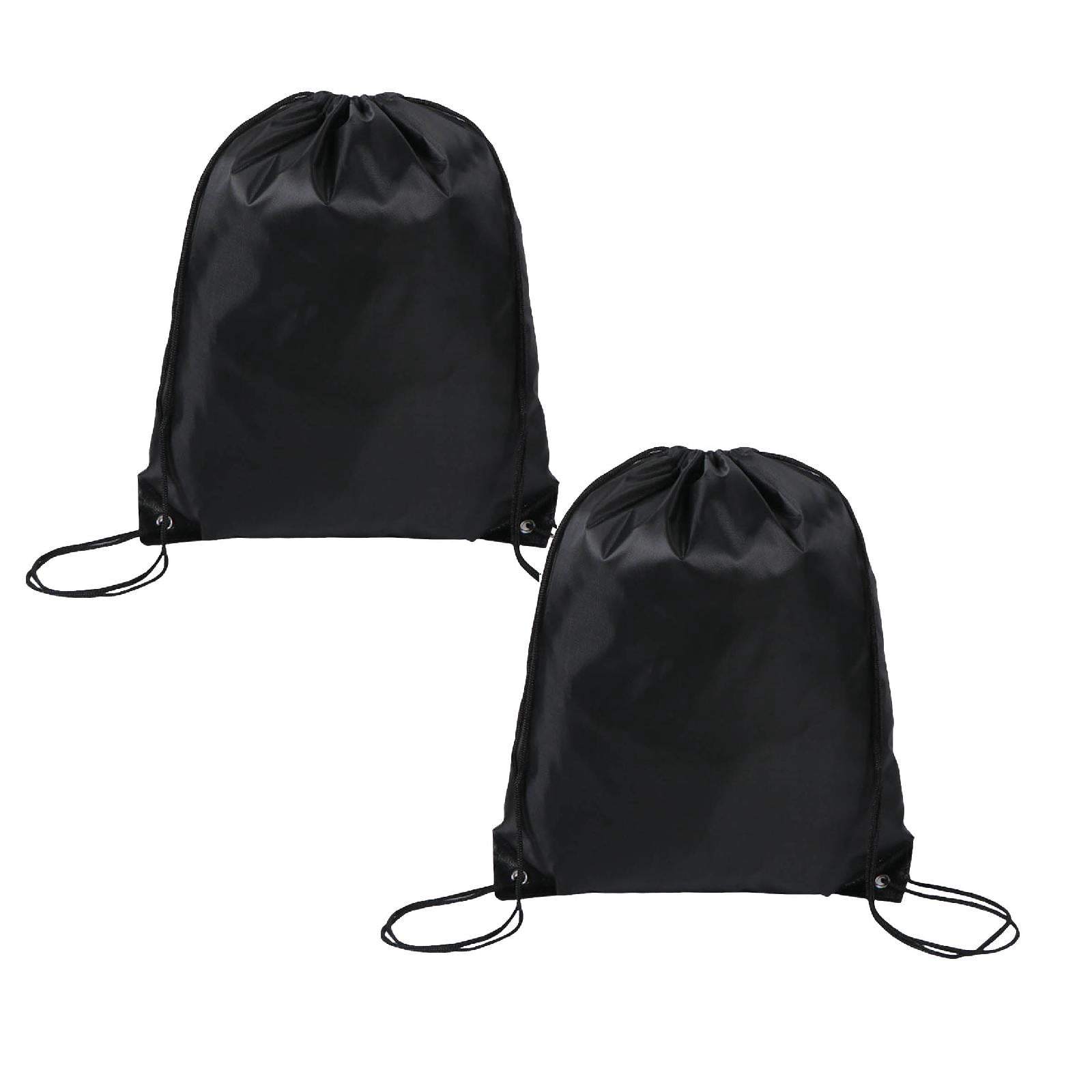 2 Pcs Drawstring Backpack Bags Sports Cinch Sack String Backpack ...