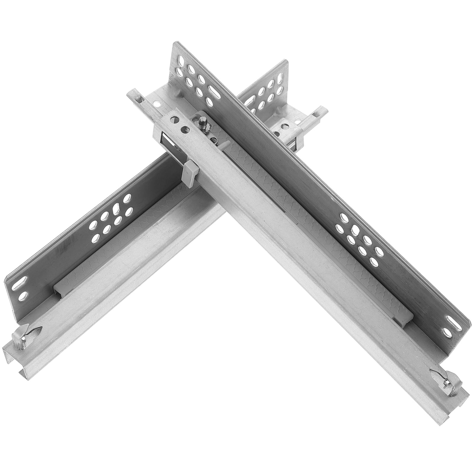 2 Pcs Dresser Drawer Slides Rail Sliding Guides for Drawers Impact ...