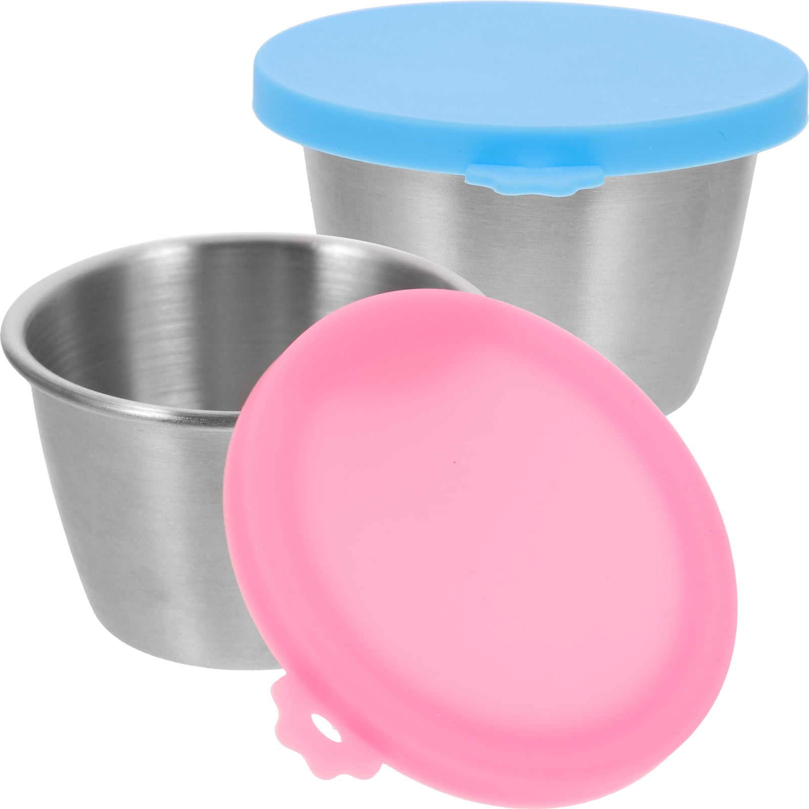 2 Pcs Dressing Container Condiment Storage Containers Dipping Sauce ...