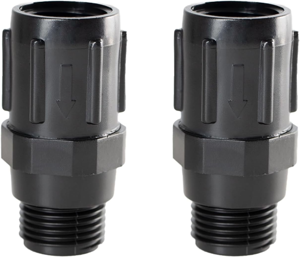 2 Pcs Drip Irrigation Pressure Regulator 25 PSI, 3/4" FHT x 3/4'' MHT ...