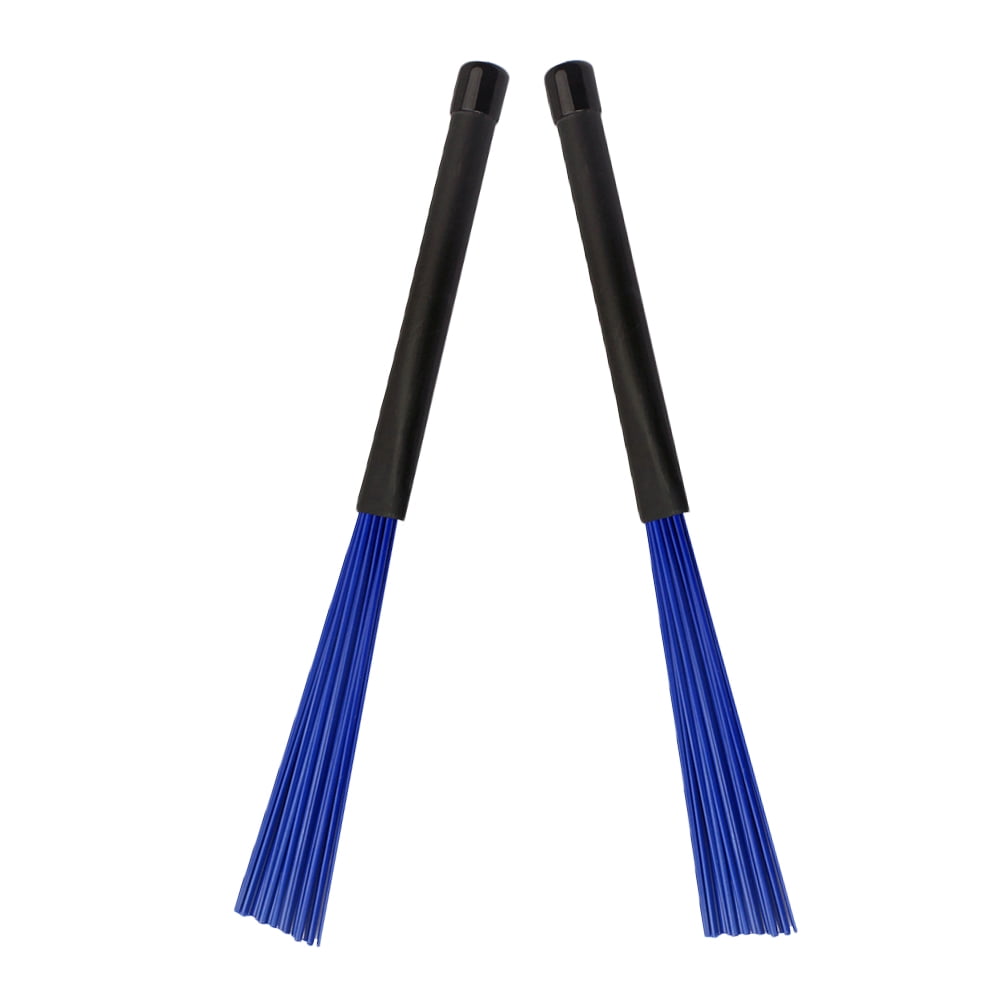 2 Pcs Drum Brush Sticks for Retractable Wire Nylon Drumsticks Drummer ...